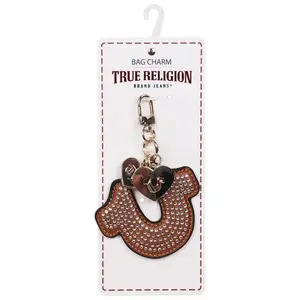 True Religion Rhinestone Horseshoe Bag Charm