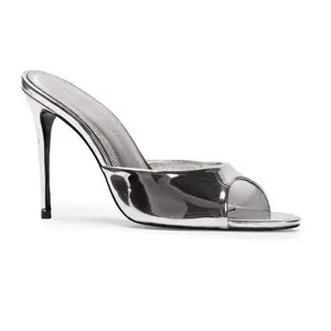 BLACK SUEDE STUDIO Jazz 100 Metallic Mule