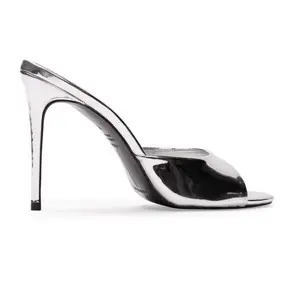BLACK SUEDE STUDIO Jazz 100 Metallic Mule