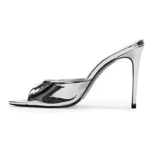 BLACK SUEDE STUDIO Jazz 100 Metallic Mule