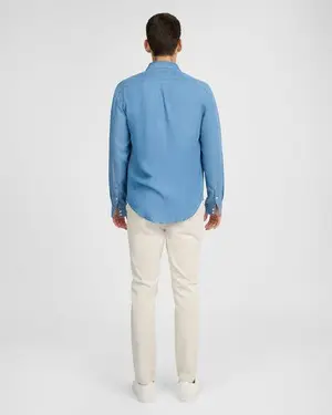 Onia Denim Chambray Long Sleeve Shirt