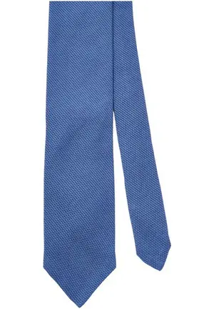 Robert Talbott Duvall Grenadine Silk Necktie - Legacy Blue