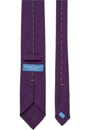 Robert Talbott Duvall Grenadine Silk Necktie - Purple