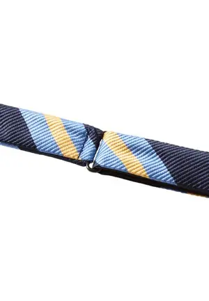 Robert Talbott Bond Self-tie Signature Repp Bow Tie - Navy Multi