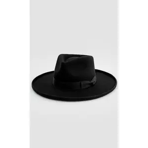 BORN TO ROAM Galilee Rancher Fedora - Black