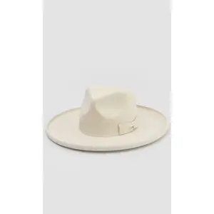 BORN TO ROAM Galilee Rancher Fedora - Ivory