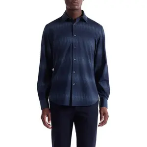 Bugatchi James Ooohcotton® Gradient Geo Print Button-up Shirt