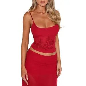 Tiger Mist Spaghetti Strap Camis Tanks For Women
