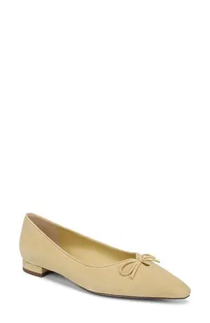 Sam Edelman Esmira Pointed Toe Flat - Dusty Yellow