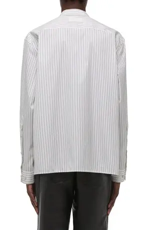 Helmut Lang Relaxed Fit Stripe Button-up Shirt