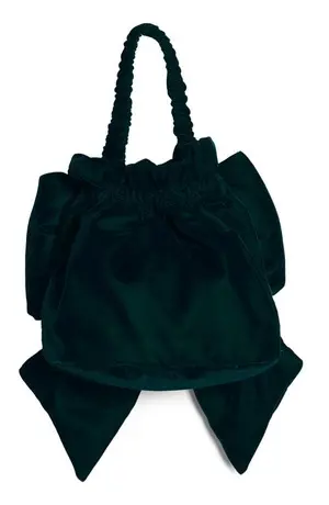 Free People Belle Velvet Bow Bag
