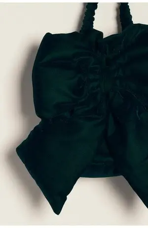 Free People Belle Velvet Bow Bag