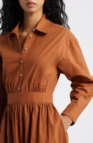 FREEMARKET Long Sleeve Shirt Dress