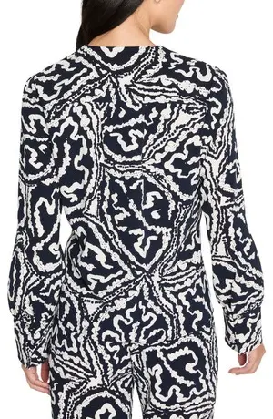 NIC+ZOE Printed Button-up Shirt