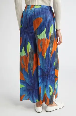 Issey Miyake Carnival Pleated Wide Leg Pants