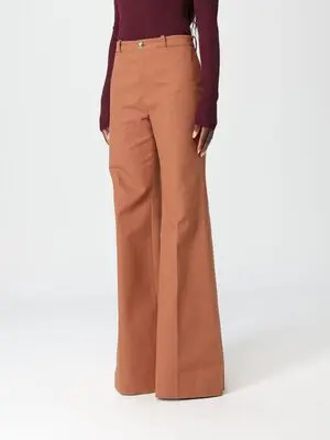 Chloé Wide Leg Tailored Trousers - Brown