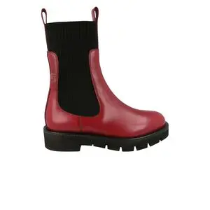 Women's Red Chelsea Boots
