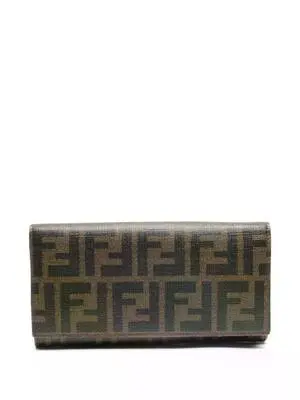 Fendi 2000s Zucca-pattern Wallet - Brown