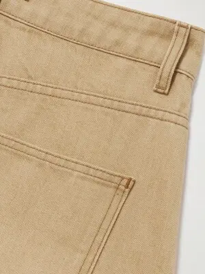 Ossou Lariat Draped Mid-rise Wide-leg Jeans