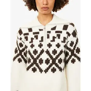 4TH & RECKLESS Fair Isle Knitted Jumper