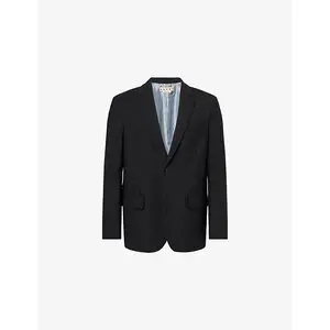 Marni Geometric Jacquard Notch-lapels Wool Jacket