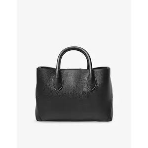 ASPINAL OF LONDON Midi London Leather Tote Bag - Black