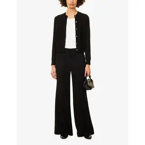 Theory Flared-leg Woven Trousers