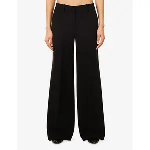 Theory Flared-leg Woven Trousers