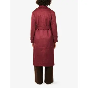 4TH & RECKLESS Wallace Belted Faux-suede Coat