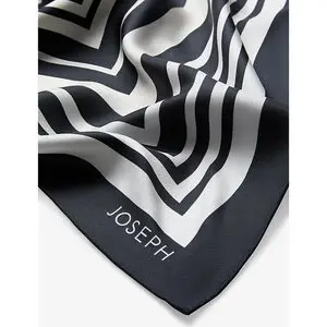 JOSEPH Zenza Striped Silk Scarf