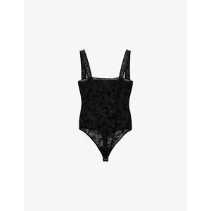 ALLSAINTS Charli Logo-strap Bodysuit