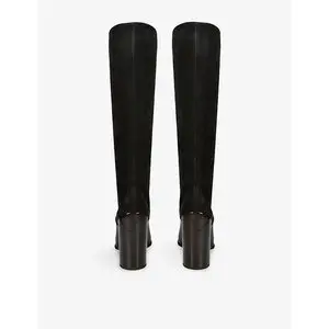 Alaïa Square Knee-high 90 Leather Boots