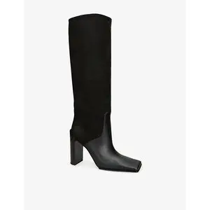 Alaïa Square Knee-high 90 Leather Boots