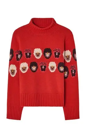 WE NORWEGIANS X Markarian Floral Wool Sweater