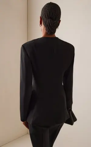 Lafayette 148 New York Cluster-button Crepe Jacket