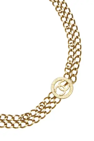Chanel Sunburst Double Chain Belt