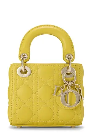 Dior Lambskin Lady - Yellow