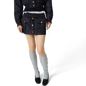 Miu Miu Technical Gazar Miniskirt