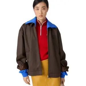 Miu Miu Cover Fabric Blouson Jacket