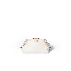 Miu Miu Leather Clutch - White