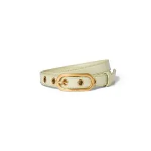 Miu Miu Ayers Leather Belt - Pistachio Green