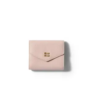 Miu Miu Small Leather Wallet - Gem