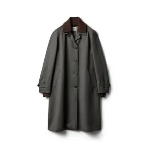 Miu Miu Single-breasted Coat With Embroidered Logo