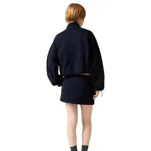 Miu Miu Cotton Fleece Mini Skirt