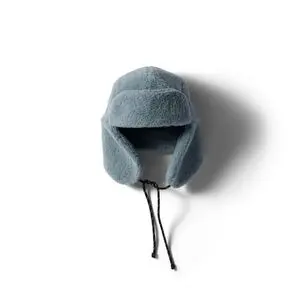 Miu Miu Fleece Trapper Hat - Celeste/black