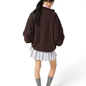 Miu Miu Fleece Zip-up Jacket