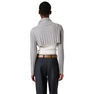 Miu Miu Cropped Wool And Cashmere Cardigan