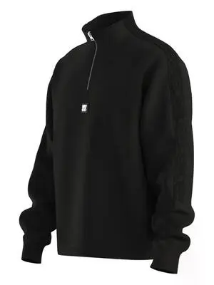 Hugo Panelled Half-zip Sweater