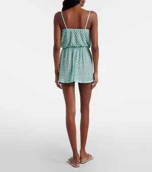 Missoni Open-knit Lamé Romper