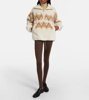 Varley Always Warm Jersey Stirrup Leggings - Brown